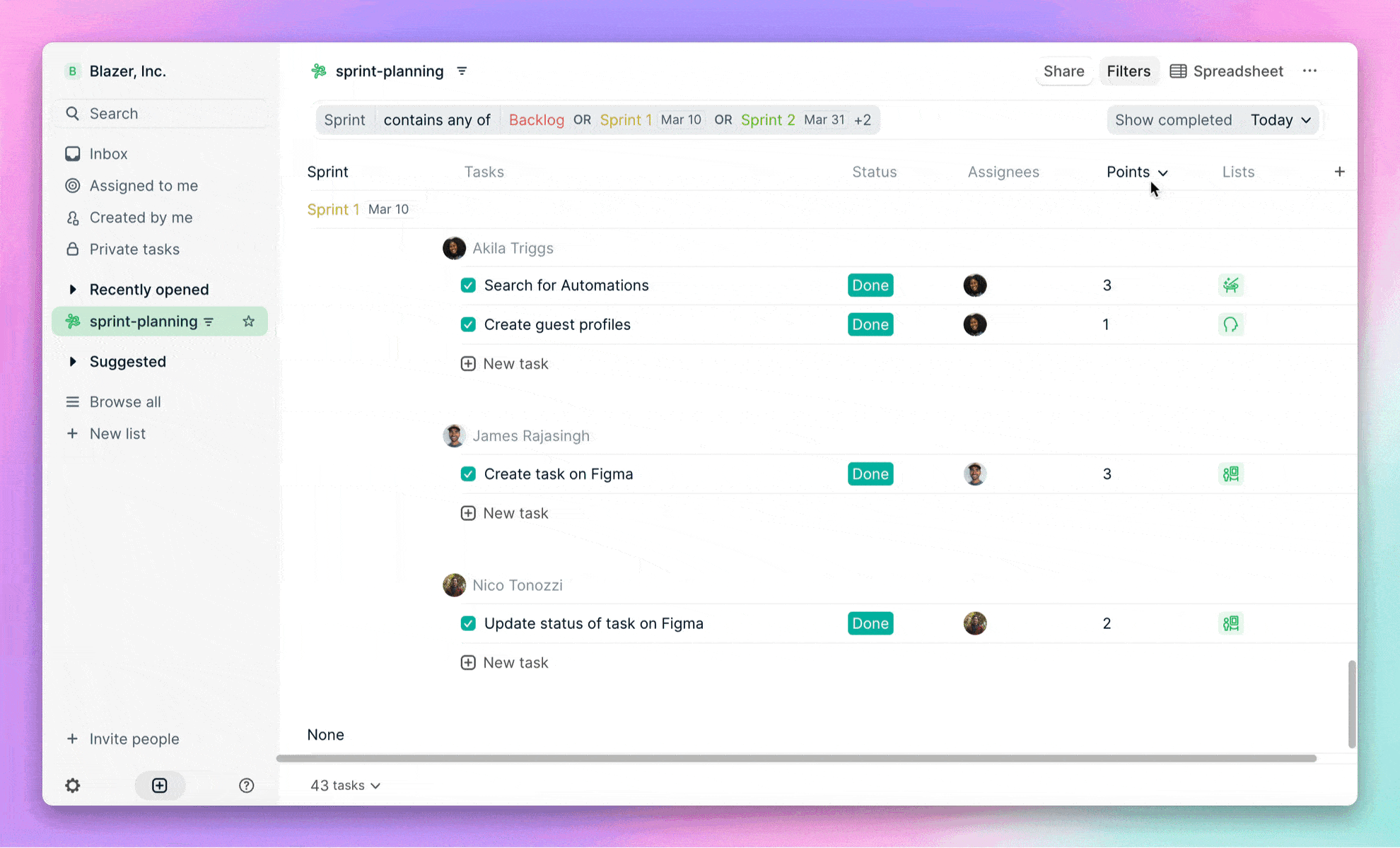 What’s new: Section and subsection summaries, filtering for subtasks, and more (0.123)